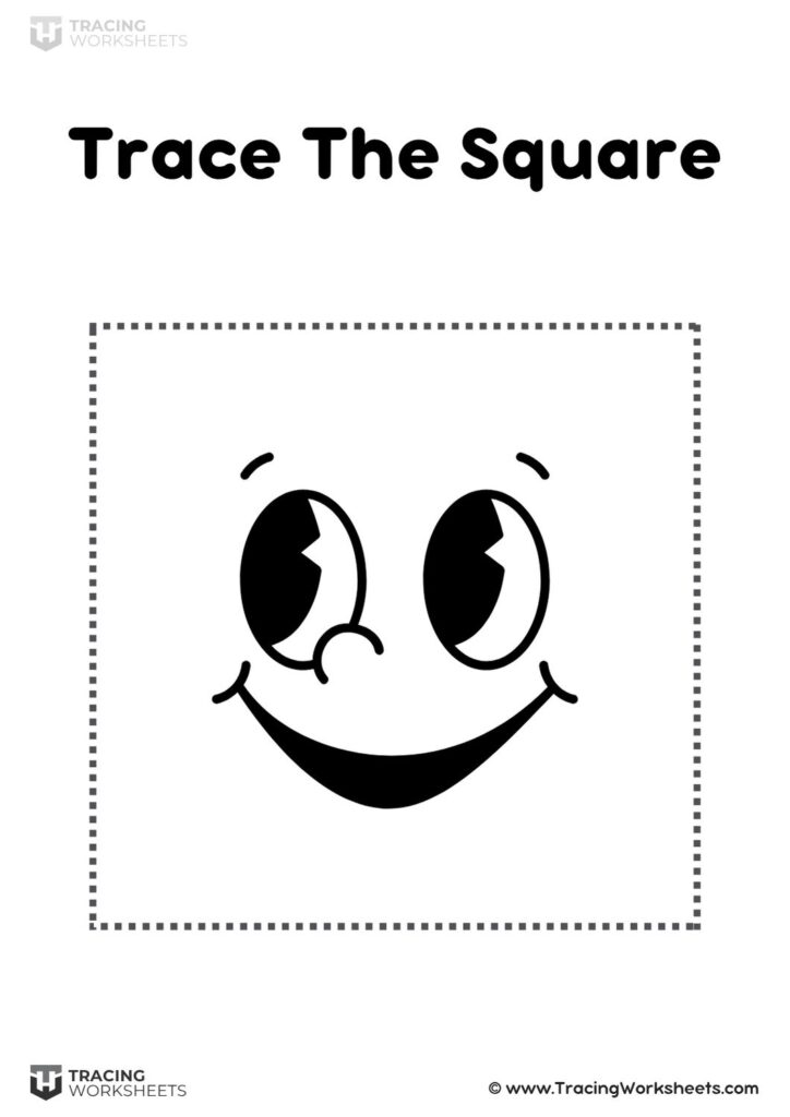Square Tracing Worksheets – 9 Free Printable PDFs
