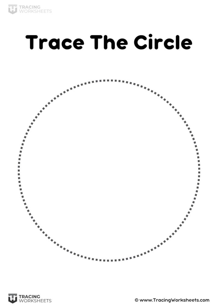 10 Circle Tracing Worksheets - Free Printable Circle to Trace