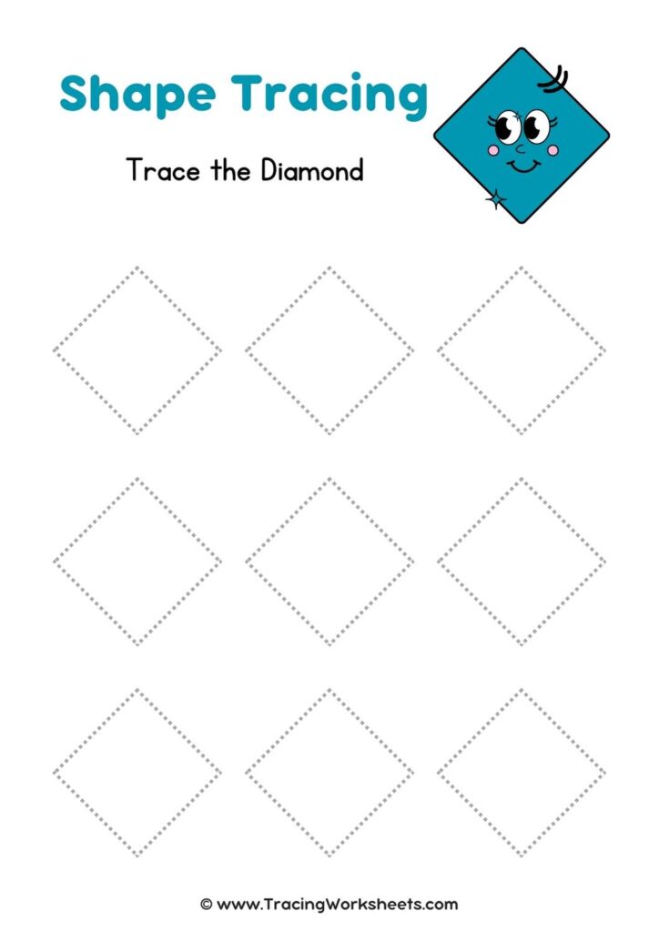Shape Tracing Worksheets - 18 Free Worksheets