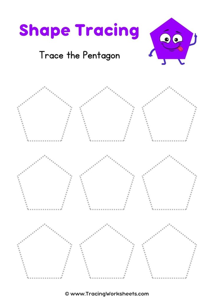 Shape Tracing Worksheets - 18 Free Worksheets