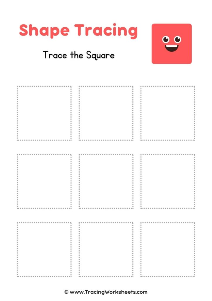 Shape Tracing Worksheets - 18 Free Worksheets