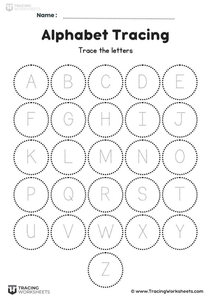 8 Bubble Letter Tracing Worksheets – Free Printable PDFs